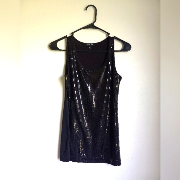 Notations | Tops | Sequin Sleeveless Dress Tank | Poshmark